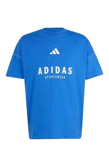 Adidas All Szn Graphic T-shirt - Royal Blue
