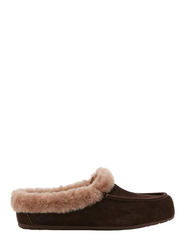 UGG Ansley Sheepskin Slippers - Brown