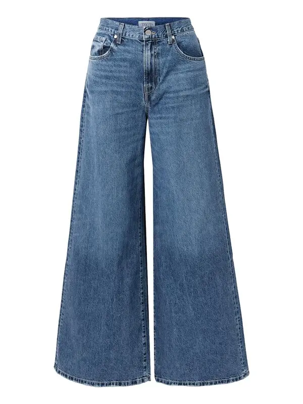 TWP Tall Tiny Dancer High-rise Wide-leg Jeans - Blue