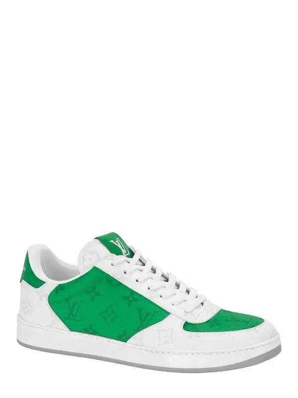 LOUIS VUITTON Rivoli Monogramin Sneakers - White/green