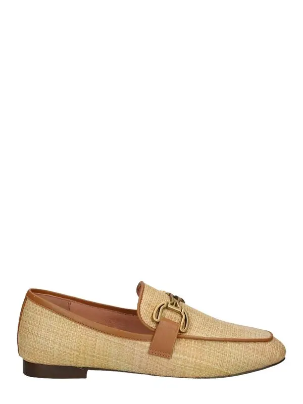 BIBI LOU Woven Chain-link Loafers - Neutrals