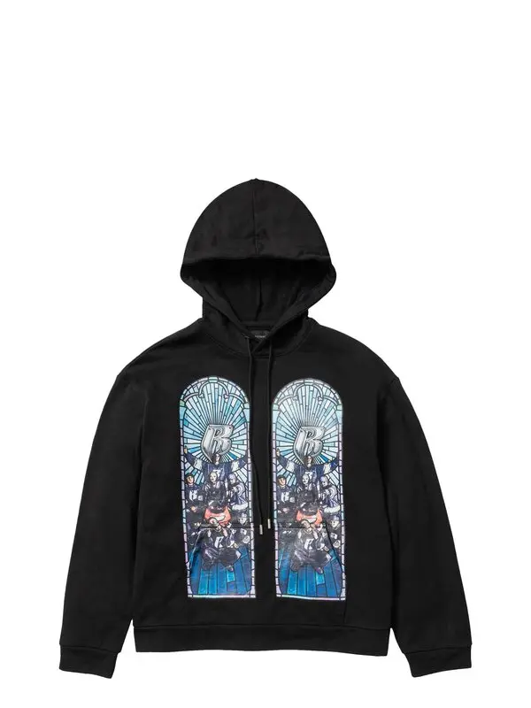WHO DECIDES WAR BY EV BRAVADO Ruff Ryders Hoodie - Black