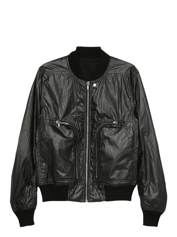 Rick Owens Bauhaus Flight Jacket - Black