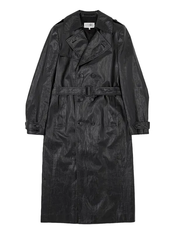 MAISON MARGIELA Trench Coat - Black