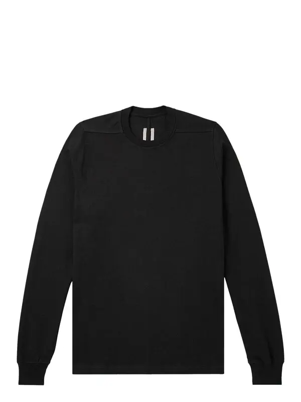 Rick Owens Long-sleeve Crewneck T-shirt - Black