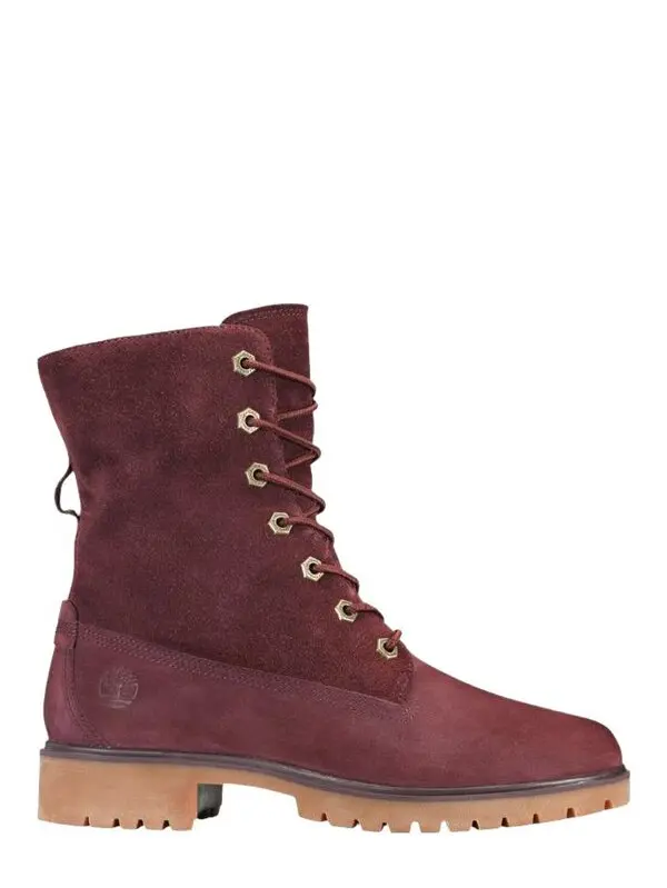 Timberland Waterproof Fleece Fold-down Boots - Red