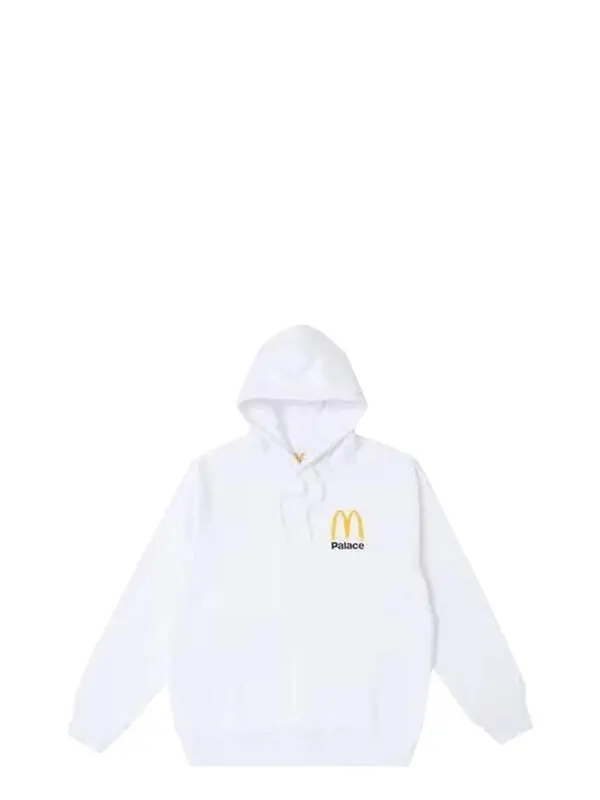 PALACE X Mcdonald's Logo Hoodie - White