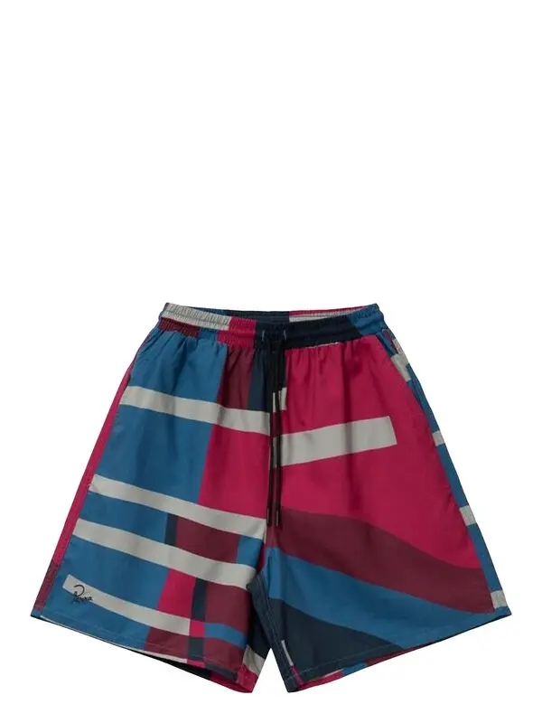 PARRA Vertical Forest Swim Shorts - Blue