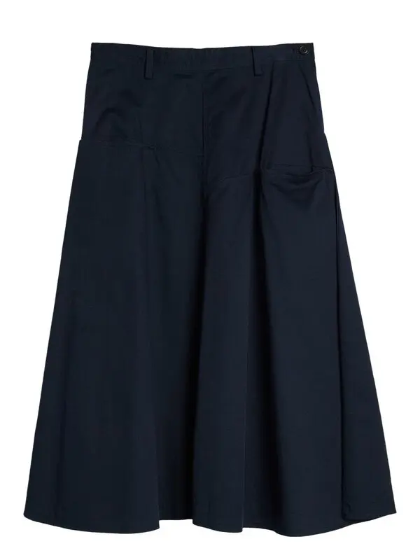 Y’s Front Panel Pocket Skirt - Blue