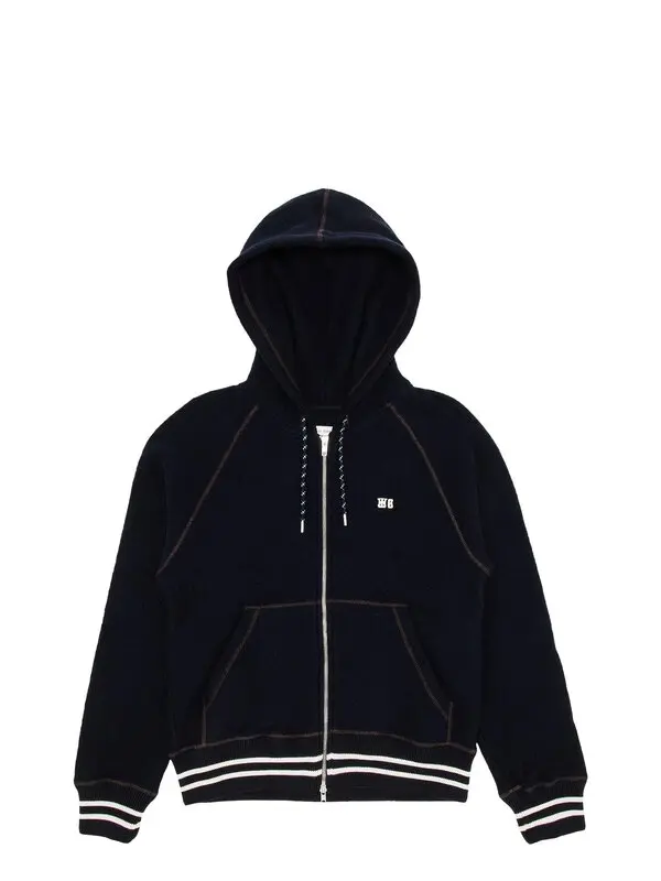 WALES BONNER October Hoodie - Blue