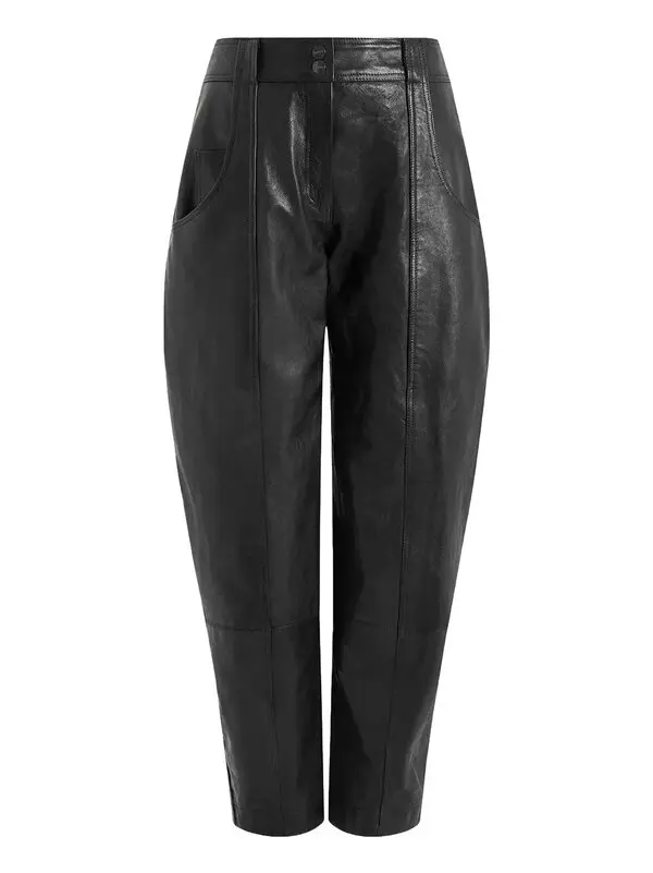 16Arlington Alcea Leather Trousers - Black
