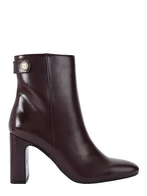 Carvela Jackpot Faux-leather Ankle Boots - Wine