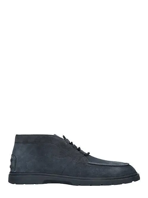 TOD'S Ibrido Suede Desert Boots - Blue/dark