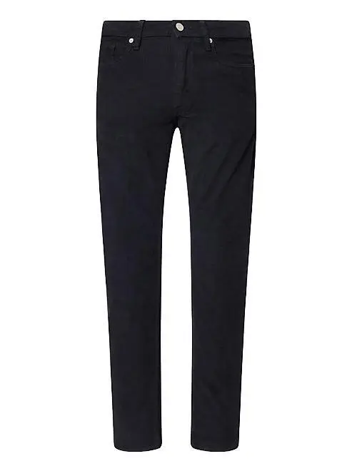 FRAME Slim-leg Corduroy Trousers - Dark Navy