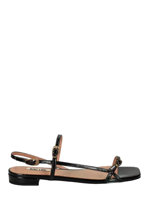BIBI LOU Buckle Detail Sandals - Black
