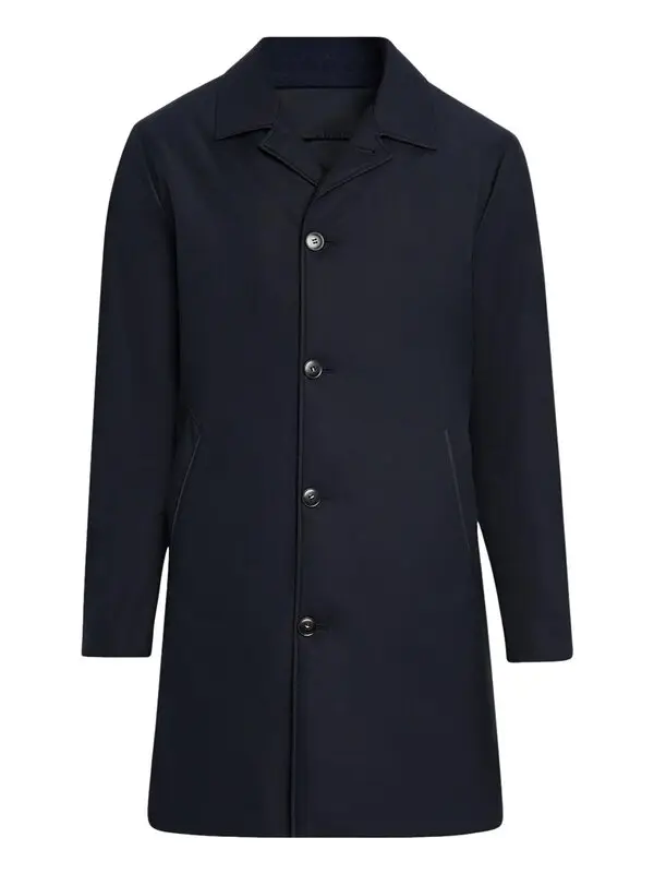 Canali Technical Raincoat - Blue