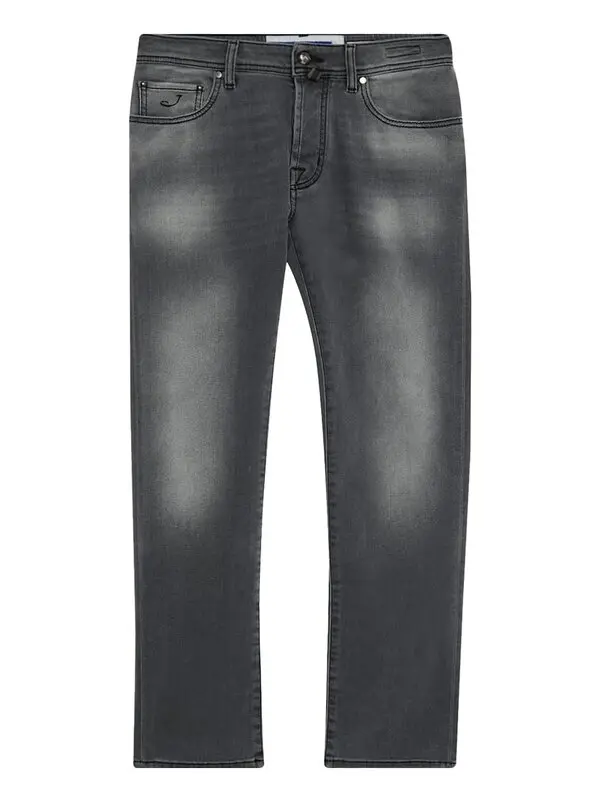 JACOB COHЁN Bard Slim-fit Denim Jeans - Black