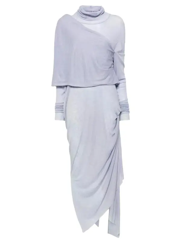 Gaze De Lin Asymmetric Dress - Purple