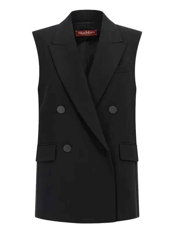 Max Mara Pomez Vest - Black