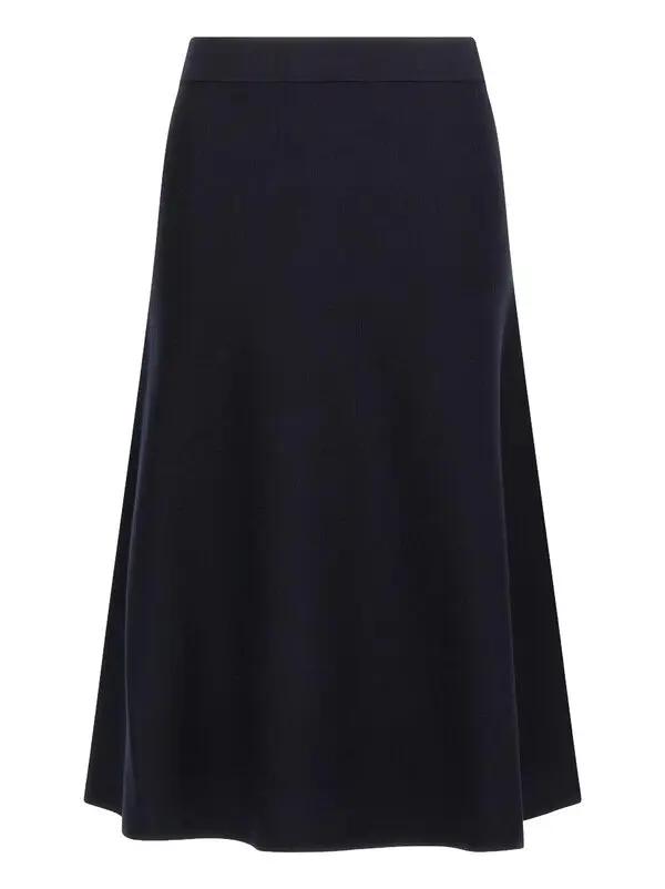 MAX MARA STUDIO Giusy Midi Skirt - Blue