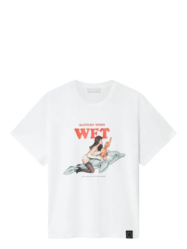 Stella McCartney Jeff Koons 'slippery When Wet' T-shirt - Pure White