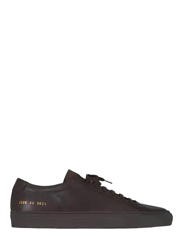 COMMON PROJECTS Leather Lace-up Sneakers - Brown