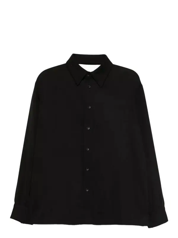 QUETSCHE Pearl-embellished Shirt - Black