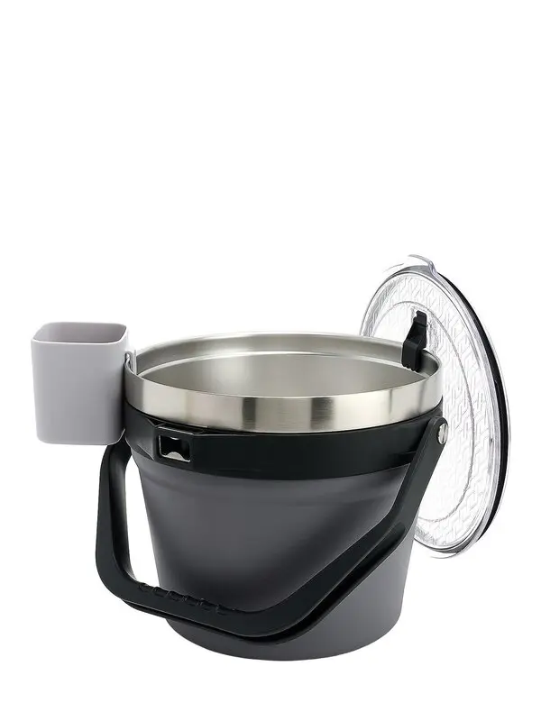 TECHNIQUE 7.2-l Portable Insulated Ice Bucket With Carry Handle - One-color
