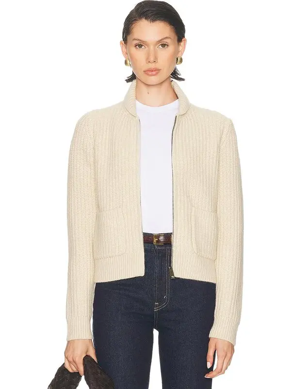 NILI LOTAN Tessen Cardigan - Wheat