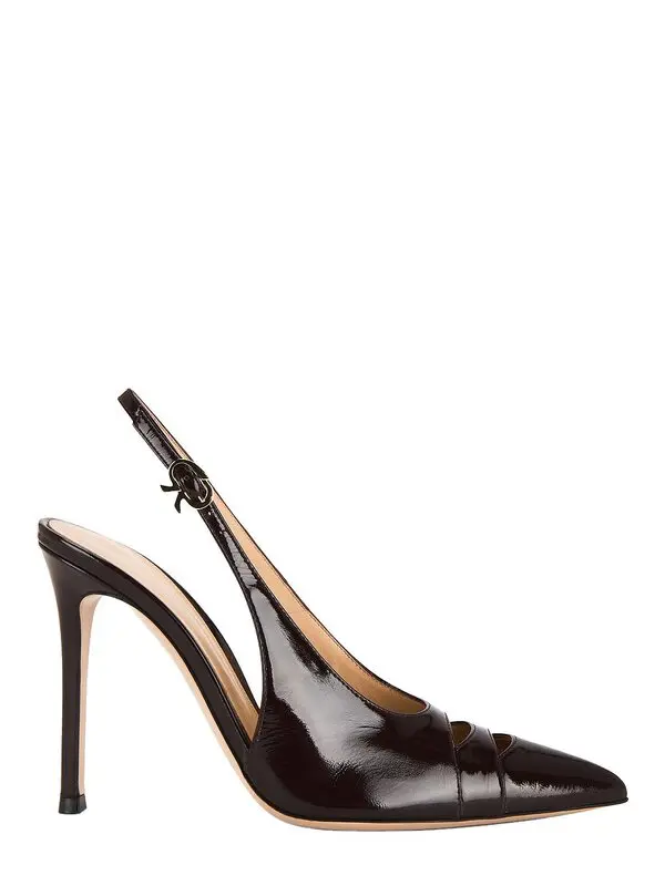 GIANVITO ROSSI Slingback Pumps - Bourgogne