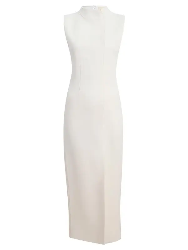 Khaite Lowen Asymmetrical Dress - Chalk
