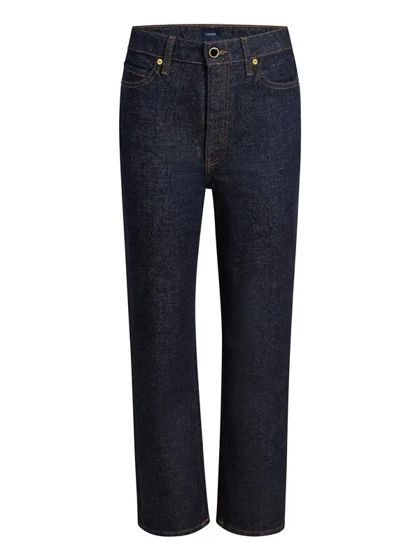 Khaite - Abigail Straight-Leg Cropped Jean