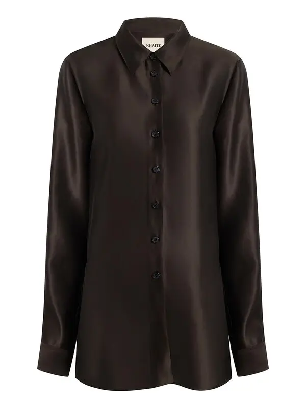 Khaite Auryn Shirt - Bark