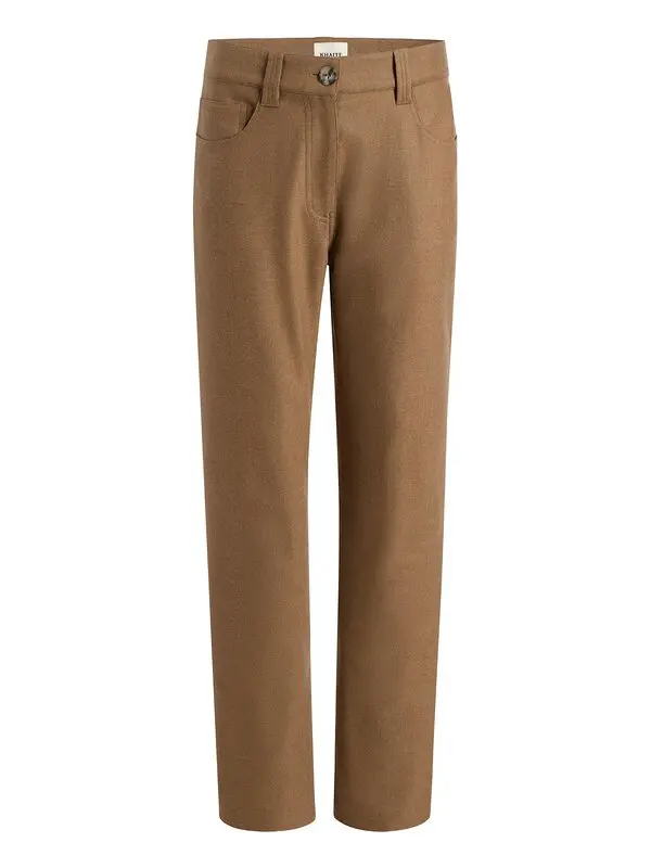 Khaite Callum Pant - Toffee
