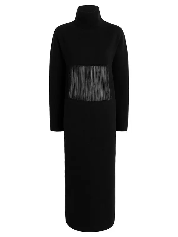 Khaite Fifi Knit Dress - Black