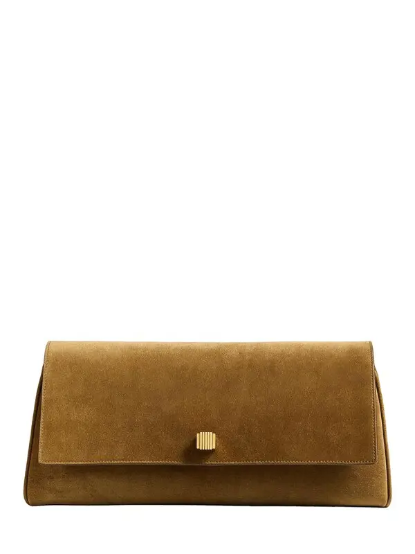 Khaite Audrey Clutch - Mud