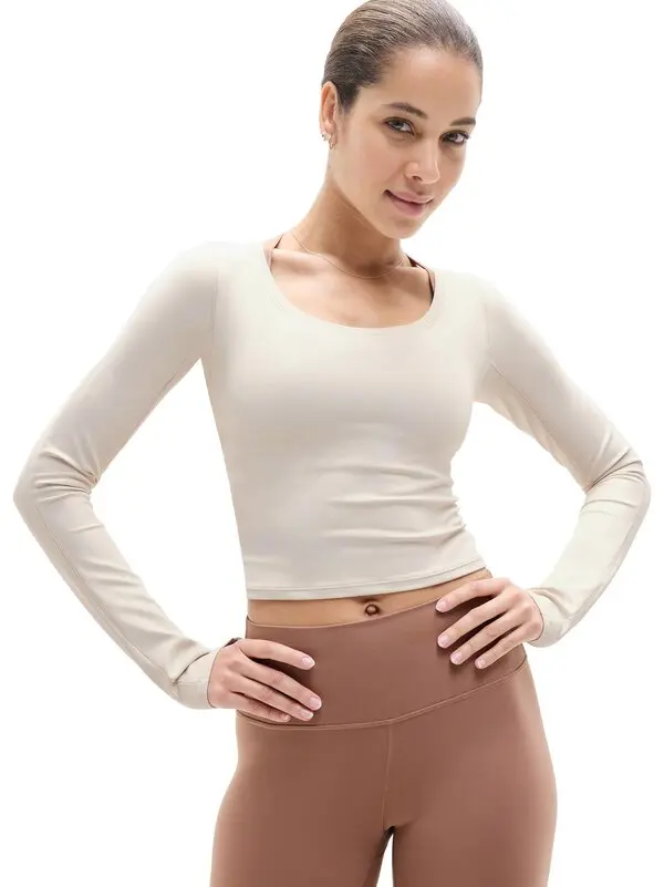 Athleta Transcend Top - Bone