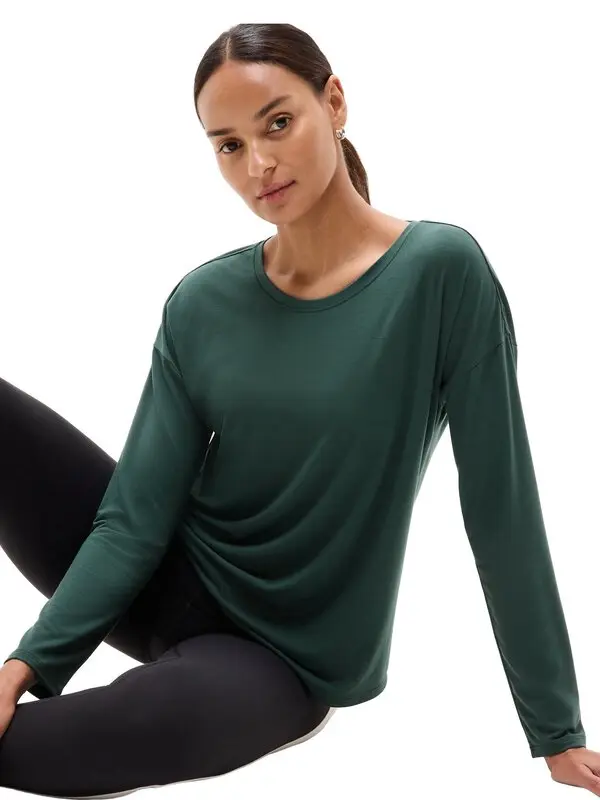 Athleta Move With Ease Relaxed T-shirt - Pine