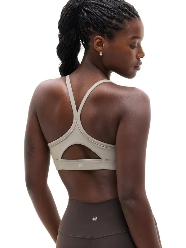 Athleta Vital Sports Bra A-c - Mortar Mushroom