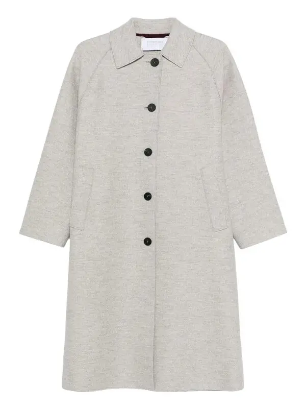 Harris Wharf London Raglan Sleeve Coat - Beige
