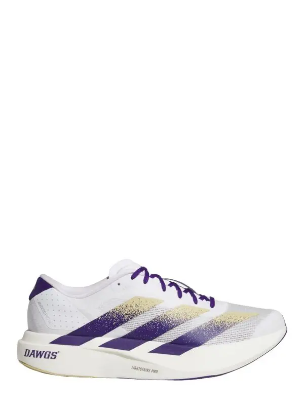 Adidas University Of Washington Adizero Evo Sl Sneakers - Cloud White / Team College Purple / Team Sand