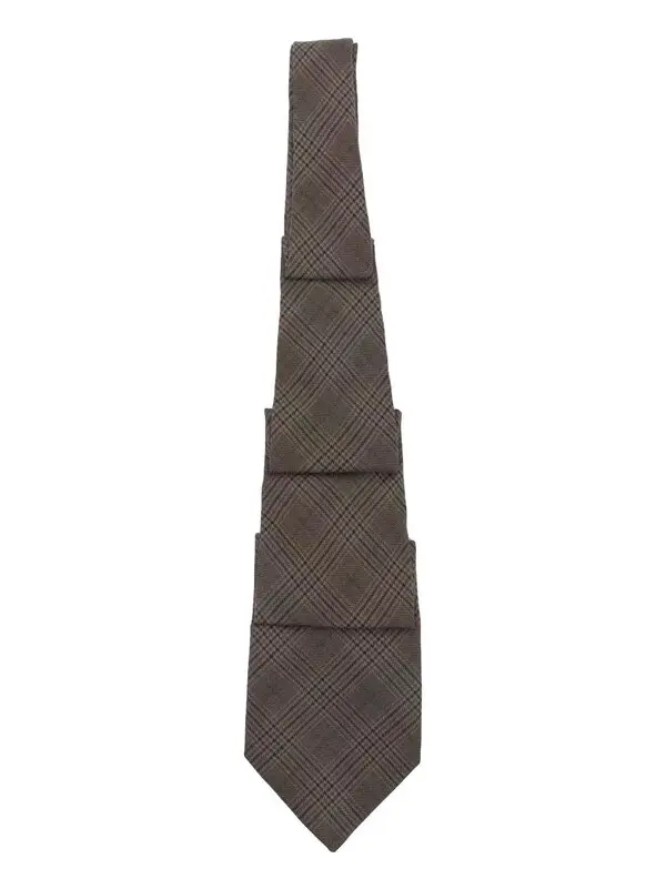 Our Legacy Stripe-printed Tie - Brown