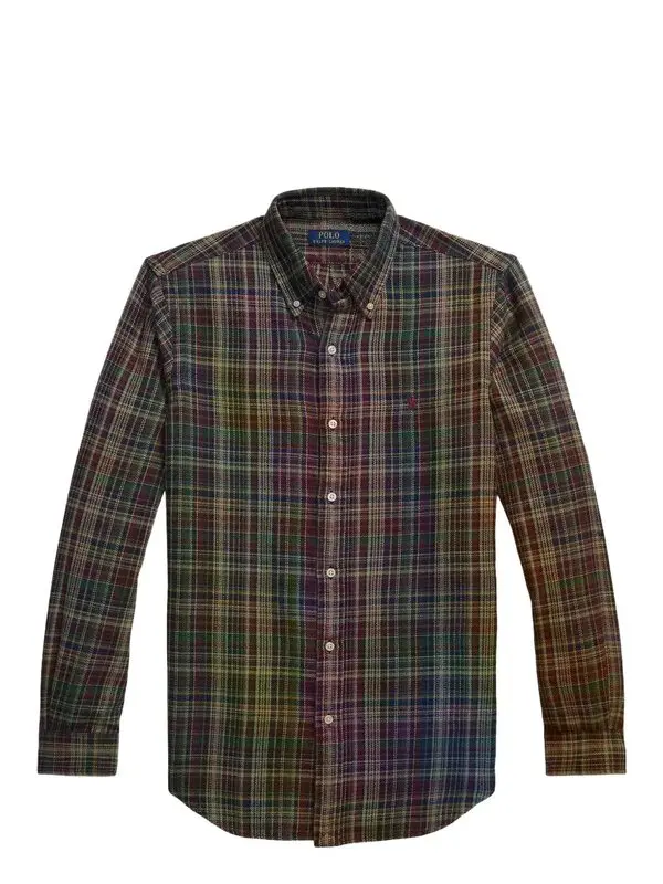 Polo Ralph Lauren Flannel Plaid-pattern Shirt - Red