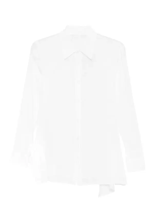Yohji Yamamoto Flared Button-fastening Shirt - White
