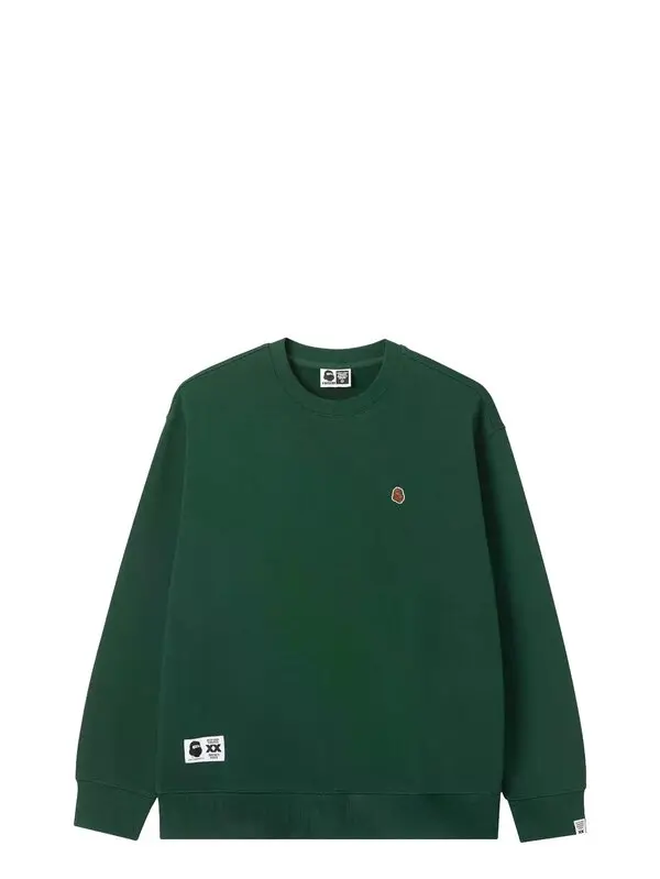FINGERCROXX Embroidered Crewneck Sweatshirt - Green