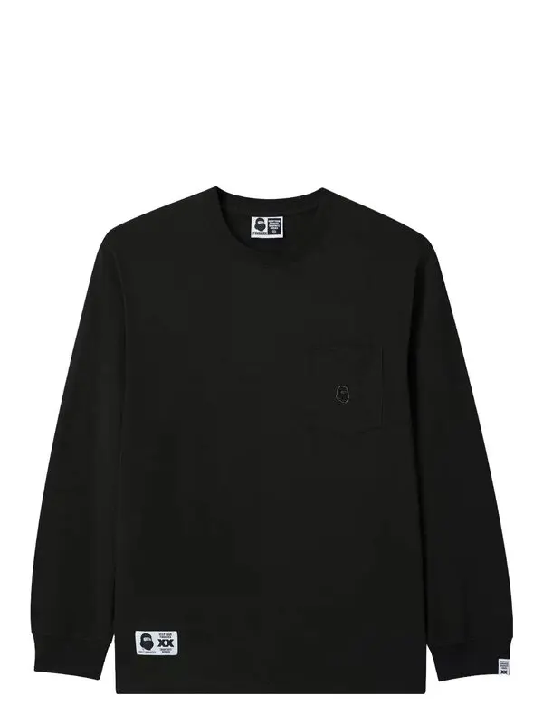 FINGERCROXX Pocket Long-sleeve T-shirt - Black