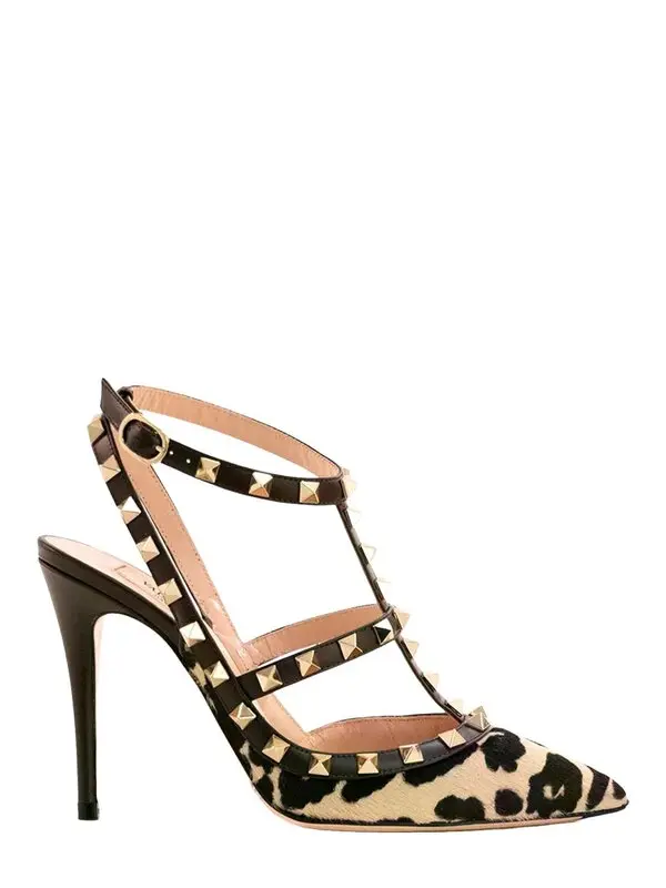 Valentino Garavani 100mm Rockstuds Pumps - Neutrals