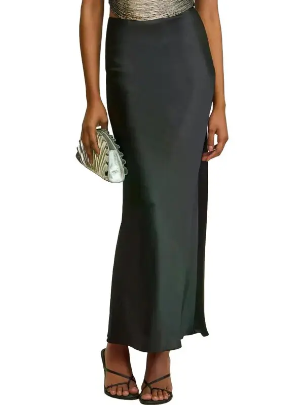 Cult Gaia Chantel Bias-cut Maxi Skirt - Black