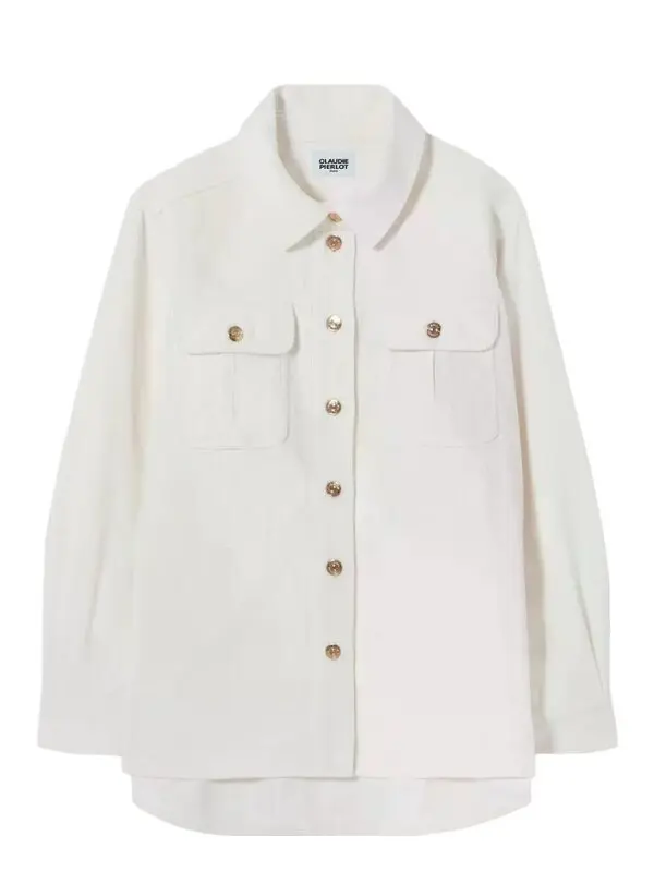 Claudie Pierlot Corduroy Shirt - Neutrals