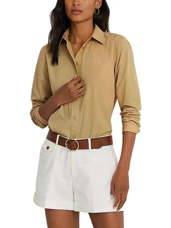 Ralph Lauren Logo-embroidered Shirt - Neutrals